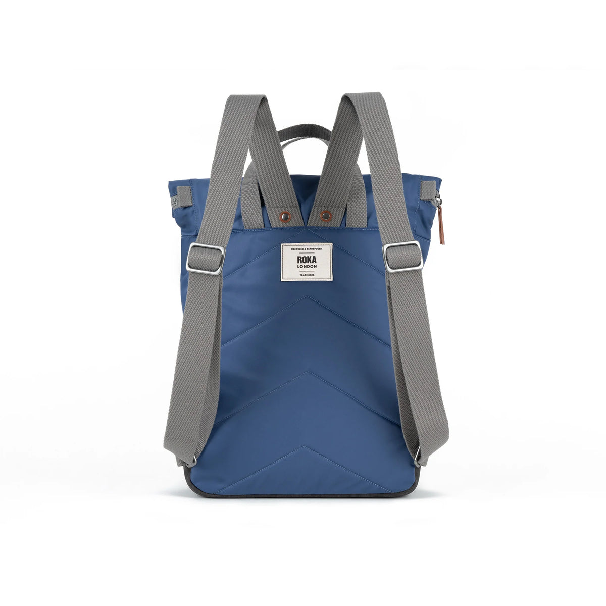 Canfield B Medium Recycled Nylon Backpack in Burnt Blue – Sedici
